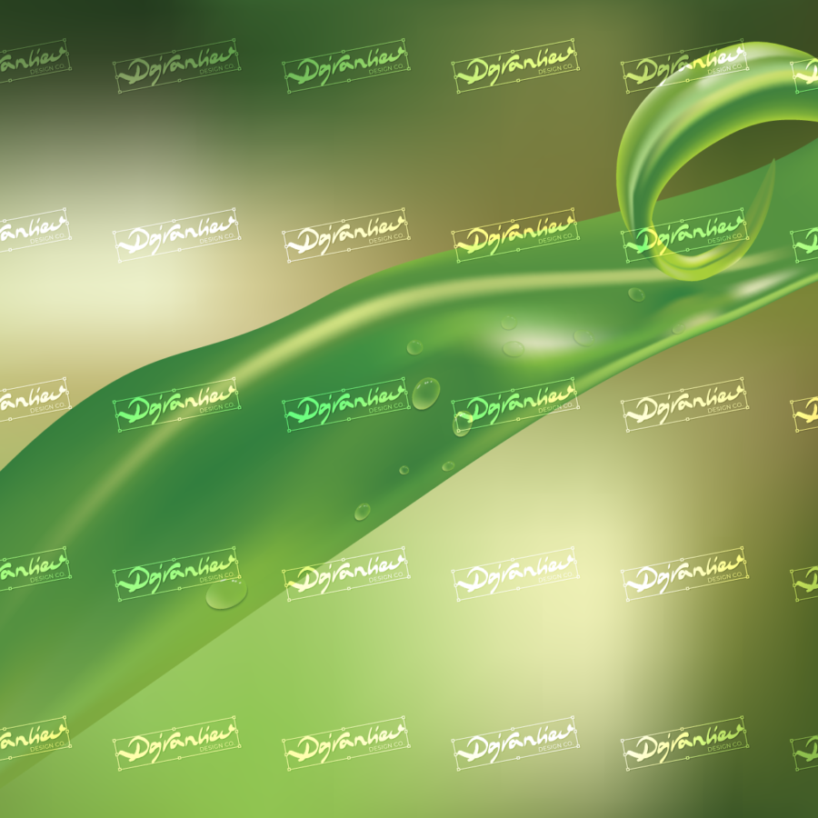 Photorealistic Maile Leaf on abstract green background - TipTop GFX by ...